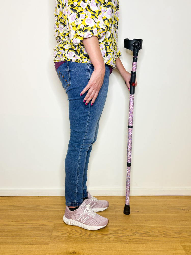 How to measure for your crutches or walking stick – Crystal Crutches